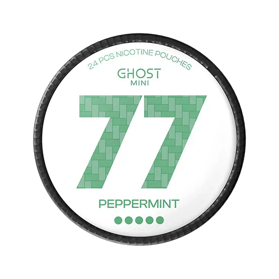 77 GHOST Mini Peppermint Nicotine Pouches | Free Delivery