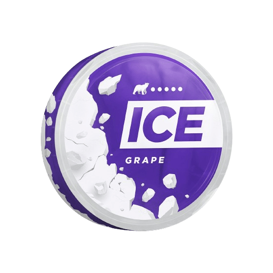 Buy ICE Grape Nicotine Pouches | 15.4MG Grape – Snus Vikings
