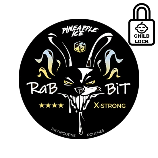 RABBIT Pineapple Ice - Nicotine Pouches – Snus Vikings