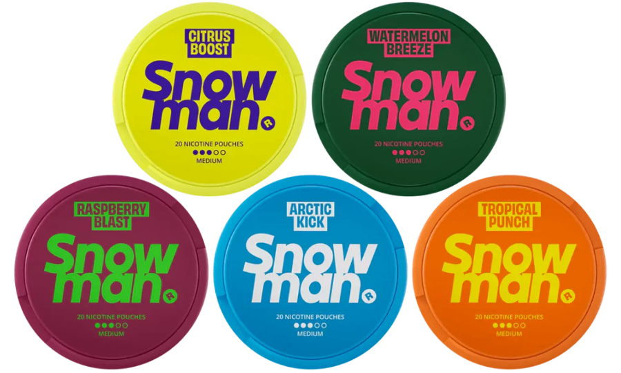 SNOWMAN 9MG Nicotine Pouches Bundle – Snus Vikings