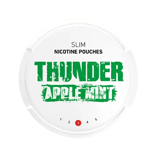 THUNDER Apple Mint - Nicotine Pouches – Snus Vikings