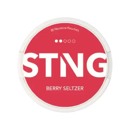 STNG Berry Saltzer Nicotine Pouches | All White