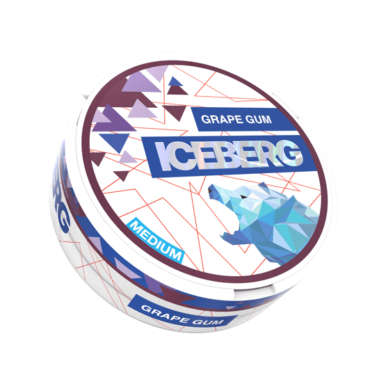 ICEBERG Light Grape Gum - 20mg – Snus Vikings